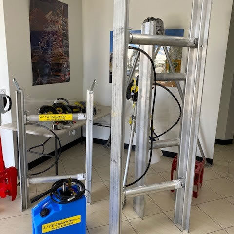 Vertishore Vertical Aluminium Hydraulic Shores - LITE guard